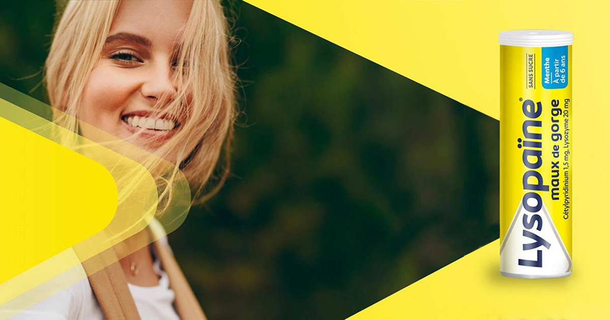 Gamme Lysopaïne®, soulage le mal de gorge
